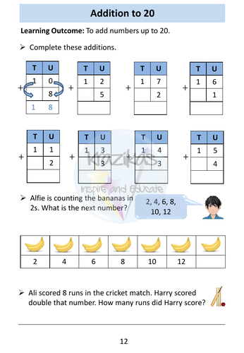 Functional Skills Maths - Entry Level 1 - Addition to 20 | Teaching ...