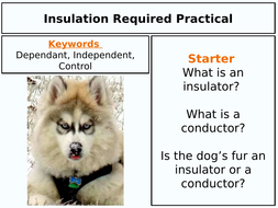 Insulation Required Practical New AQA GCSE | Teaching Resources