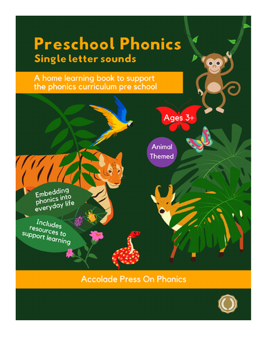 Preschool Phonics: Single Letter Sounds (Animal Edition) | Teaching ...