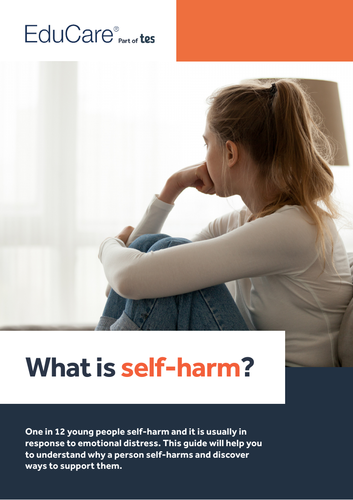 What is Self Harm? | Teaching Resources