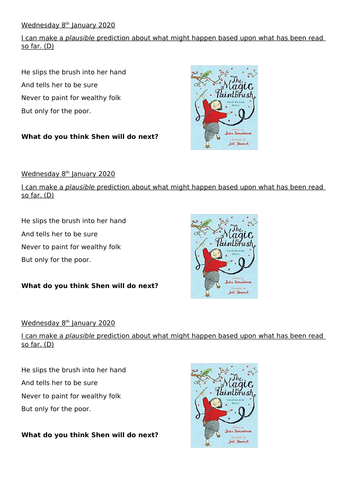 The Magic Paintbrush English Planning Year 1/2 KS1 | Teaching Resources
