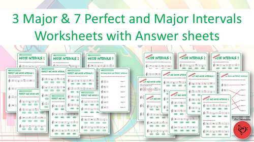 Music Intervals Unit of Work - Perfect, Major and Minor Intervals 36 ...