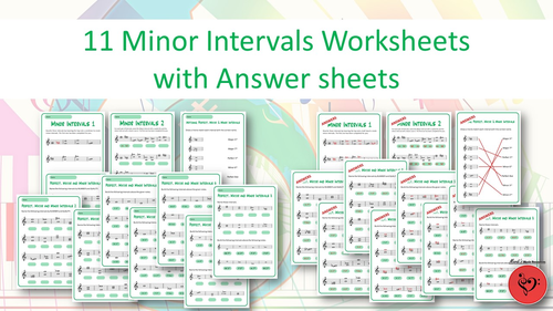 Music Intervals Unit of Work - Perfect, Major and Minor Intervals 36 ...