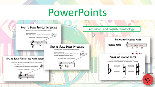 Music Intervals Unit of Work - Perfect, Major and Minor Intervals 36 ...