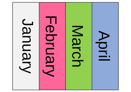 Months of the Year Display Cards | Teaching Resources