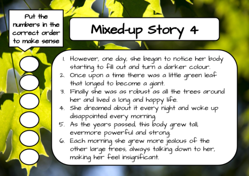 Mixed-Up Stories | Teaching Resources