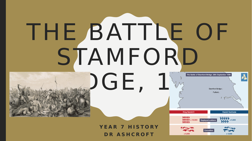 The Battles of Fulford and Stamford Bridge in 1066. | Teaching Resources