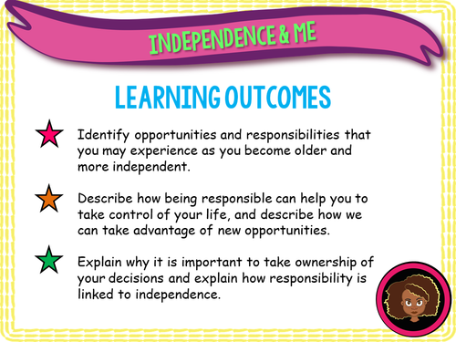 Independence + Responsibility PSHE | Teaching Resources