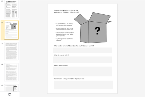 Changes: Creative Writing DIGITAL GOOGLE CLASSROOM Resource (9-13 ...