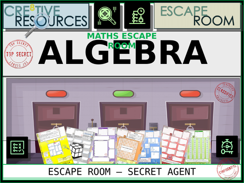 Maths Escape Room - Algebra | Teaching Resources