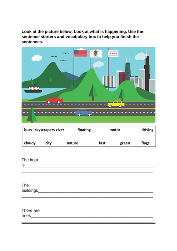 Sentence building resource | Teaching Resources