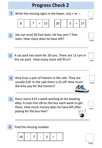 Functional Skills Maths - Entry Level 1 - Subtraction Within 20 ...