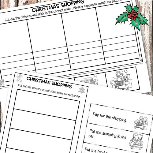 Christmas Sequencing Activities | Teaching Resources