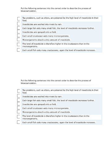 Disruption to food chains and webs KS3 Activate Science | Teaching ...