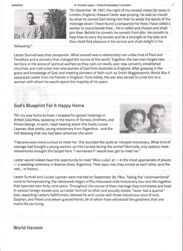 Lester Sumrall (1913-1996) | Teaching Resources