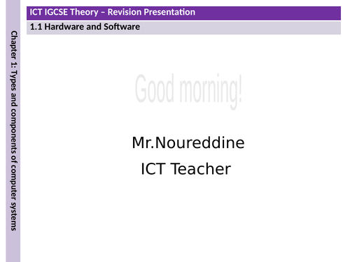 ICT for year 10/11 Chapter 1 - Types and Components of Computer Systems ...