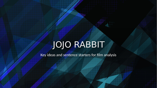 Jojo Rabbit Film studies Eduqas board updated March 2024 | Teaching ...