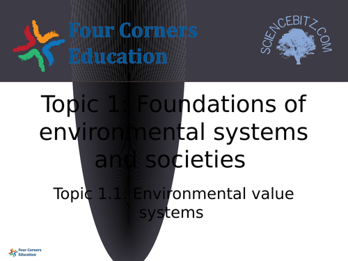 Topic 1 IB Diploma ESS Foundations of ESS | Teaching Resources