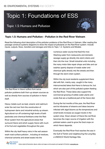 Topic 1 IB Diploma ESS Foundations of ESS | Teaching Resources