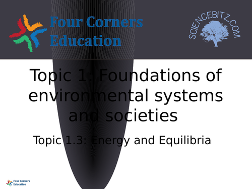 Topic 1 IB Diploma ESS Foundations of ESS | Teaching Resources