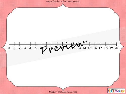 The Number Line - EYFS | Teaching Resources