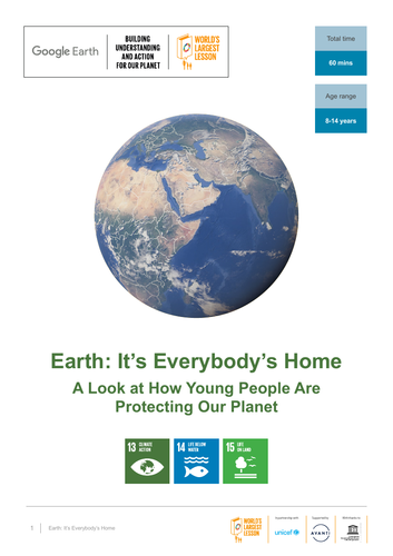 EARTH IT’S EVERYBODY’S HOME | Teaching Resources