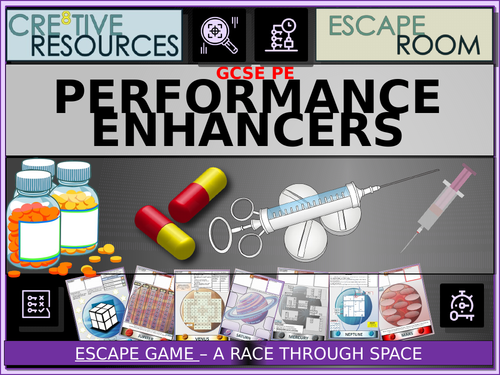 PE Escape Room - Performance Enhancers | Teaching Resources