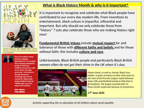 Black History Month BRITISH Heroes | Teaching Resources