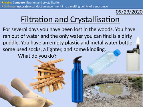 GCSE Chemistry: Filtration and Crystallisation | Teaching Resources
