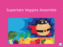 Supertato Veggies Assemble Powerpoint quiz | Teaching Resources