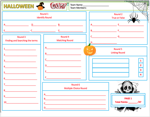 Halloween Quiz 2024 | Teaching Resources