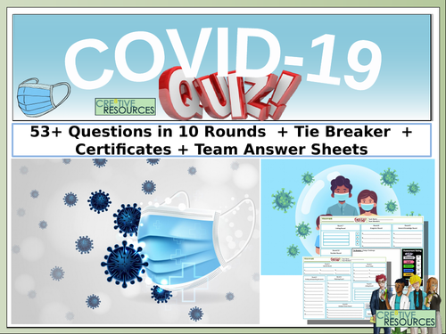 Covid -19 Quiz - Coronavirus Back to School | Teaching Resources