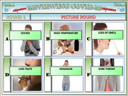 Covid -19 Quiz - Coronavirus Back to School | Teaching Resources