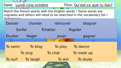 Dynamo 1 Module 1 La rentrée Bundle | Teaching Resources