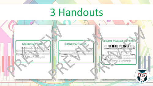 Reading Grand Staff Notes – 22 Worksheets | Teaching Resources