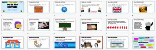 Rules and Routines Assembly | Teaching Resources