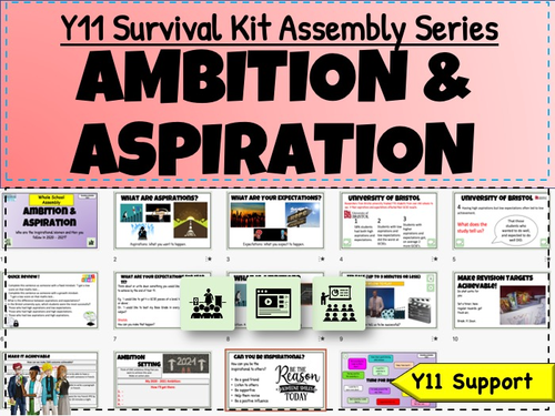Ambition + Aspiration Y11 Survival Kit | Teaching Resources