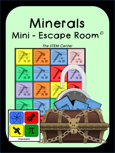 Minerals Escape Room | Teaching Resources