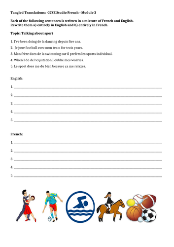 GCSE Studio French Mod 2 Resources Bundle | Teaching Resources