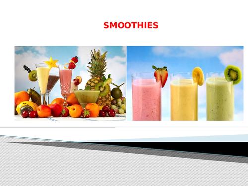Making smoothies | Teaching Resources