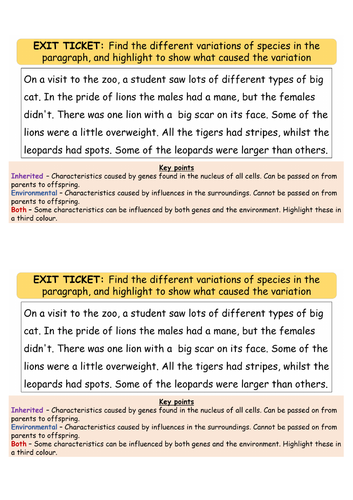 Variation KS3 Activate Science | Teaching Resources