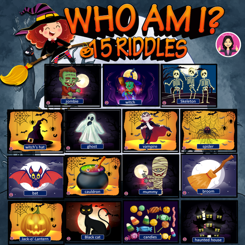 Halloween Riddles Powerpoint game | Teaching Resources