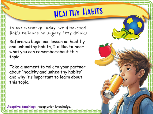 Healthy Habits PSHE | Teaching Resources