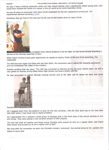 Tim Hall Tim Hall International Ministries | Teaching Resources