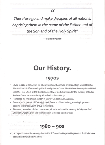 Tim Hall Tim Hall International Ministries | Teaching Resources