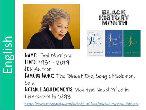 Black History Month - Famous Black Figures | Teaching Resources