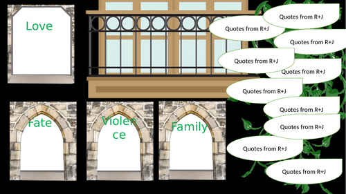 Romeo and Juliet Interactive display | Teaching Resources