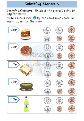 Functional Skills Maths - Entry Level 1 - Money | Teaching Resources