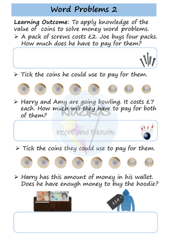 Functional Skills Maths - Entry Level 1 - Money | Teaching Resources