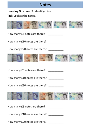 Functional Skills Maths - Entry Level 1 - Money | Teaching Resources
